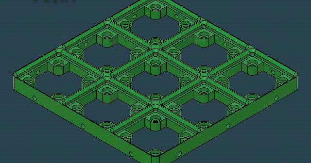 Gridfinity | Base: Skelet | 3x3 | select2stertPrint by s2sP | Download free STL model ...