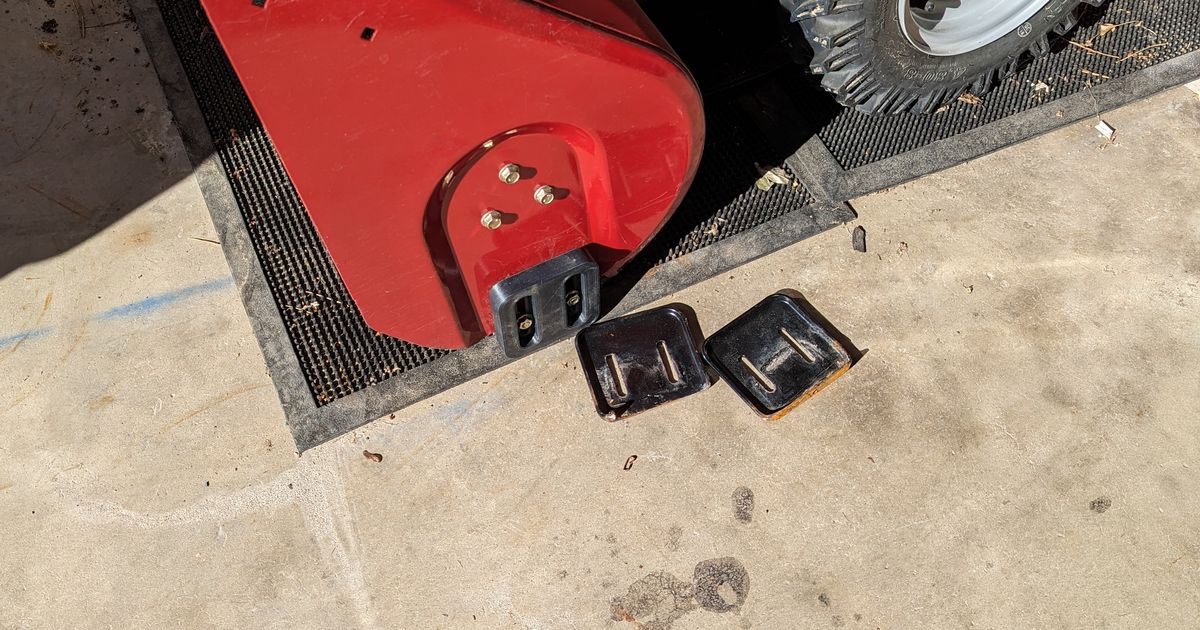 Craftsman Snowblower Skid by StargazerSteve | Download free STL model ...