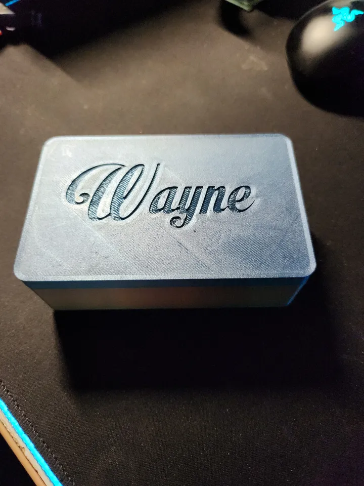Tobacco Tin With Filter Compartment by Taric | Download free STL model ...