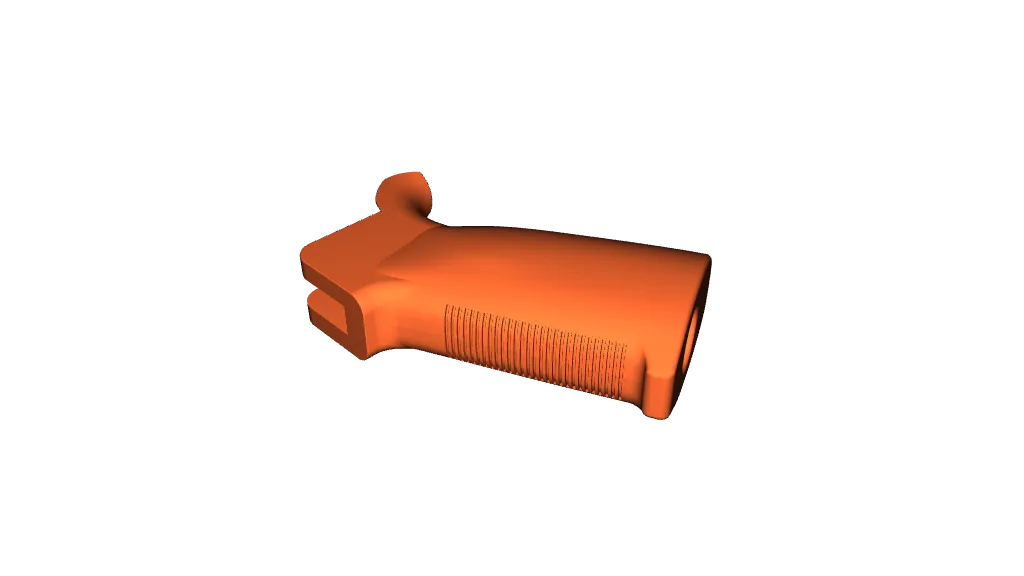 AR Grip with Beavertail by Beaver | Download free STL model ...