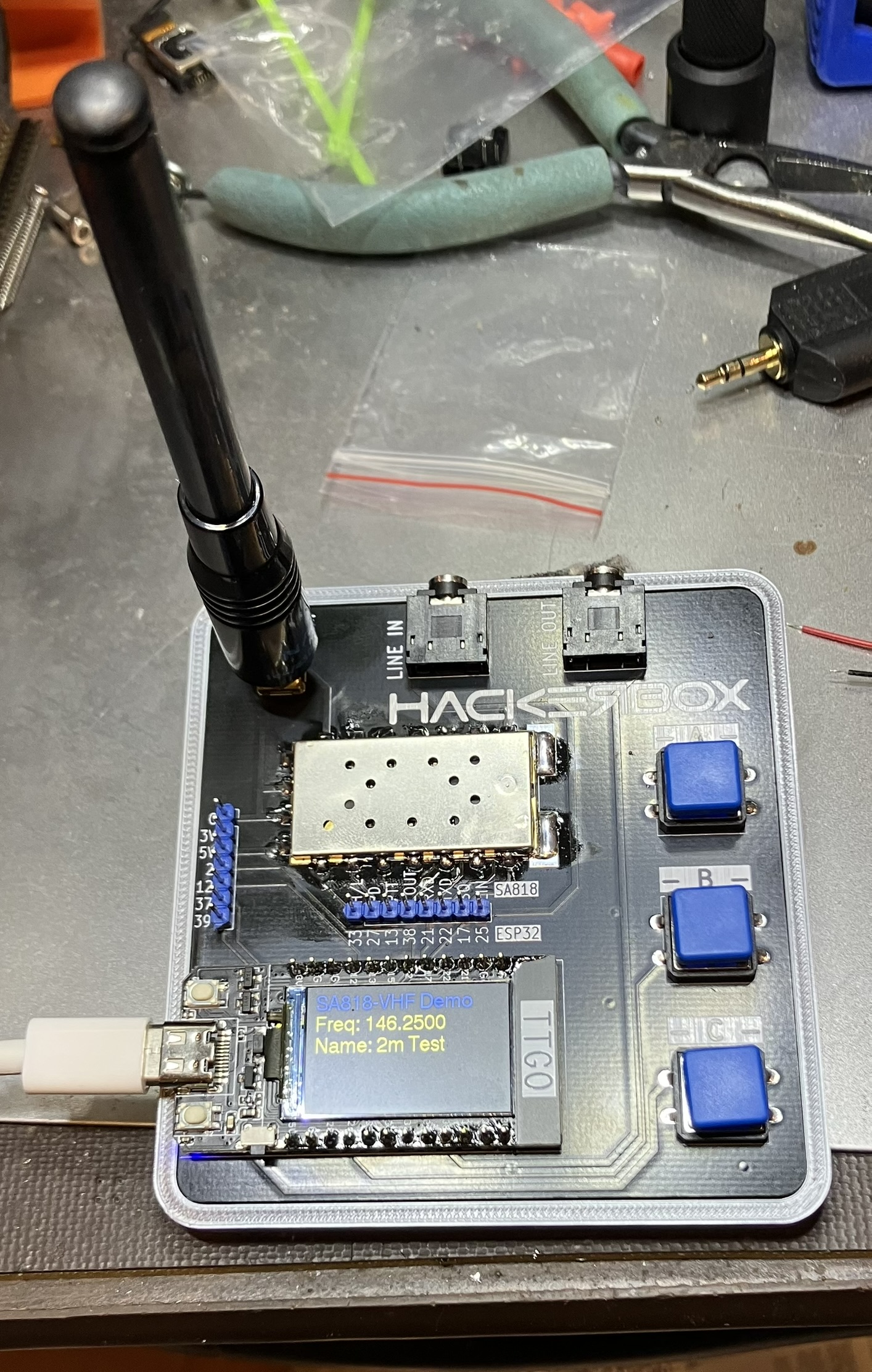 Box/Case for the HackerBox 096 2m tranceiver by ChuckMcM | Download ...