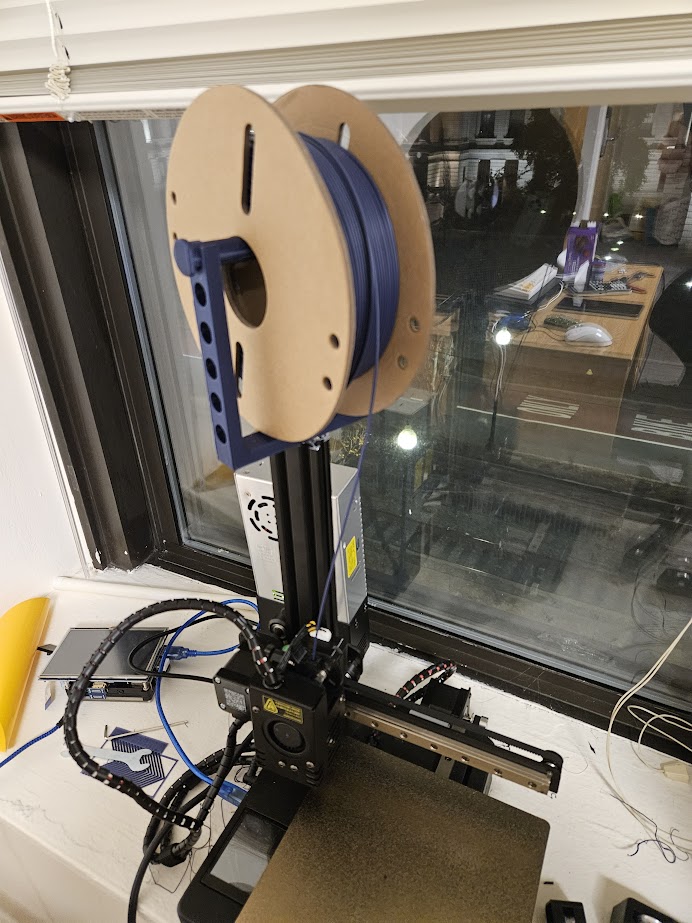 KP3S Simple Spool Holder (fits on KP3S) by pmolz | Download free STL ...