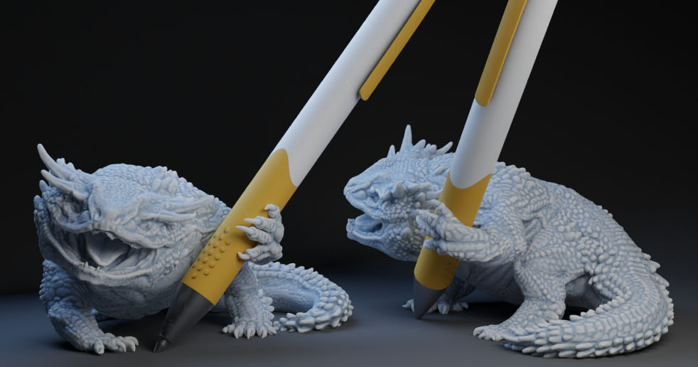 Dragon Pen Holder. by Peter Farell | Download free STL model ...