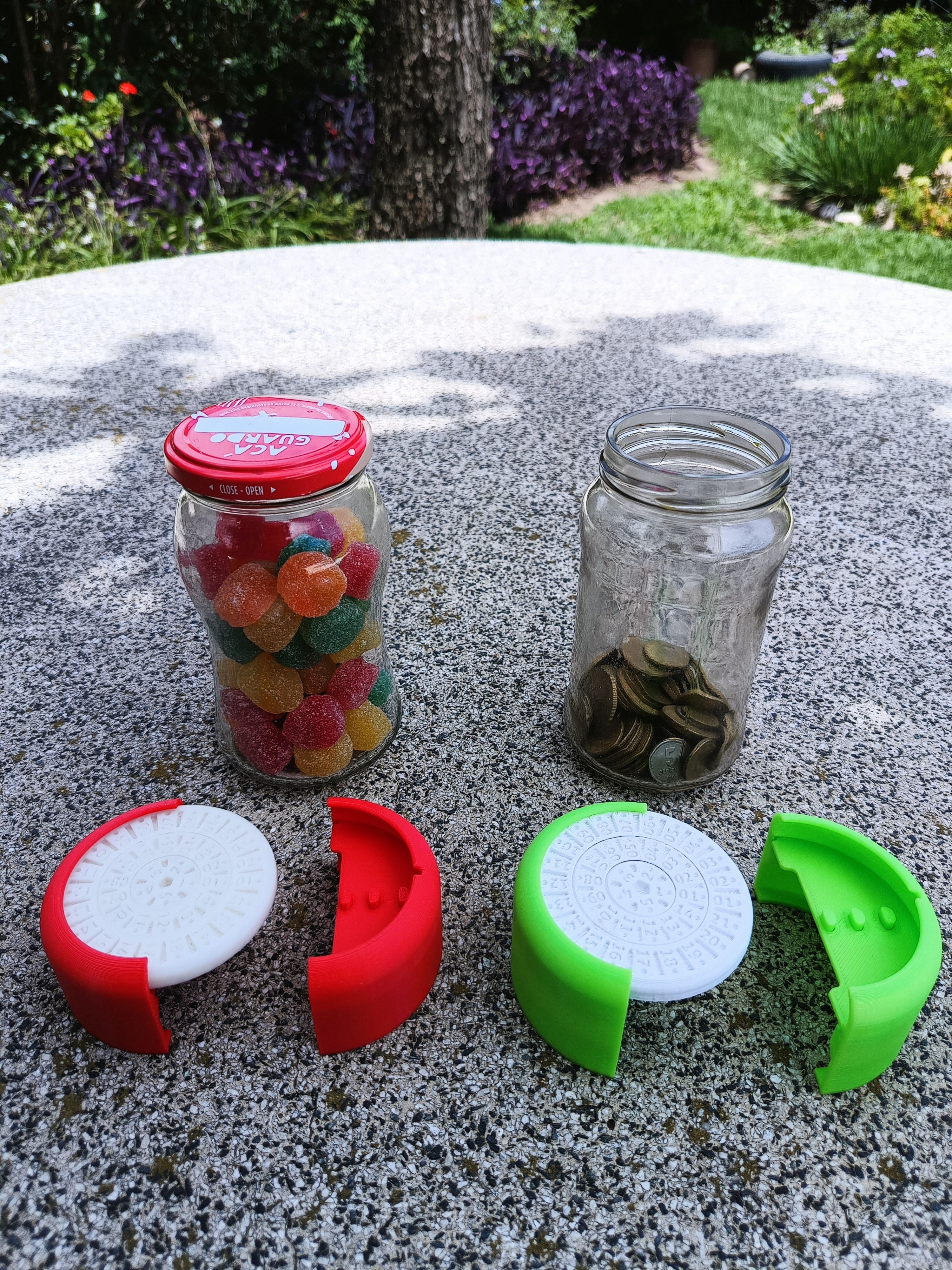 Jar lid - Combination lock by Ingeniero Cuadrado | Download free STL ...