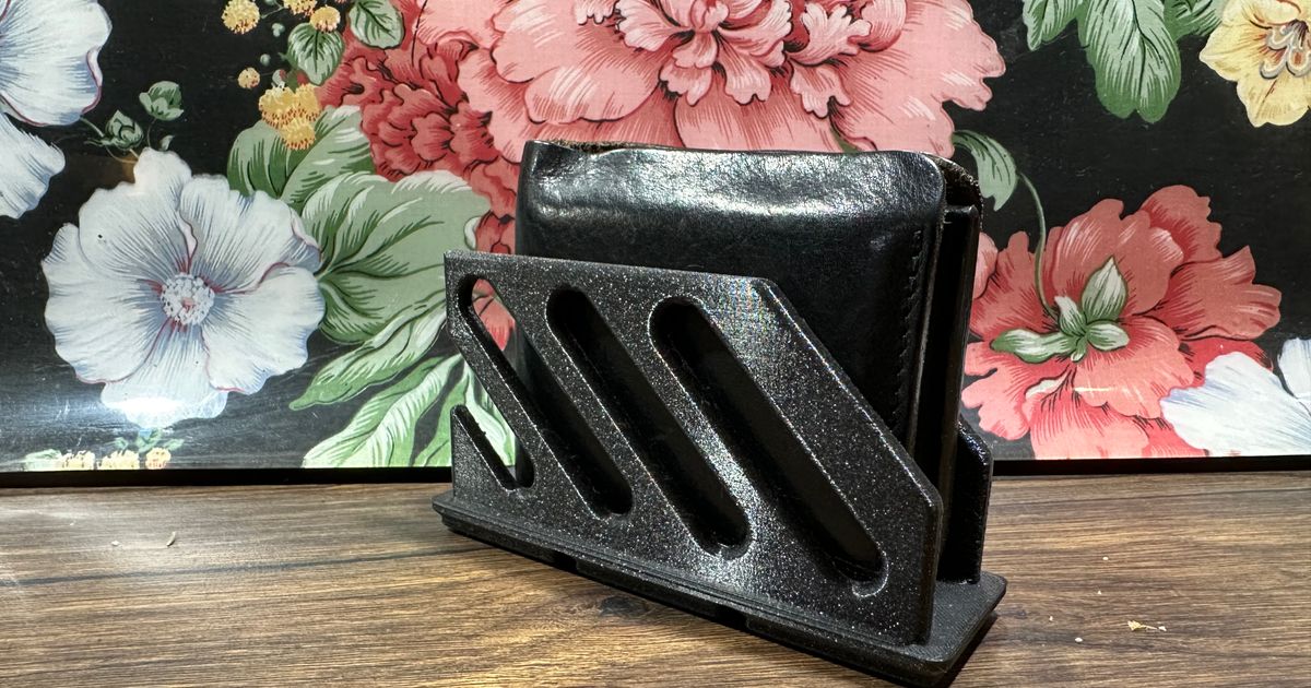 Gridfinity (3x1) Wallet Holder by pyrho // 25.wf | Download free STL ...