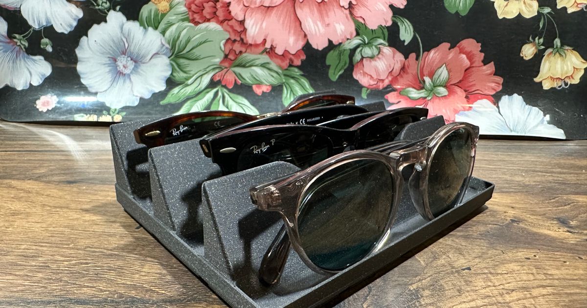 Glasses Gridfinity Module By Pyrho 25 Wf Download Free Stl Model