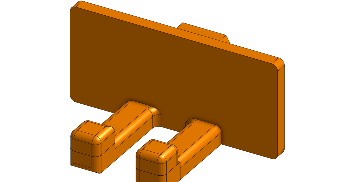 HSW Parametric dual arms hook by epaquette06 | Download free STL model ...