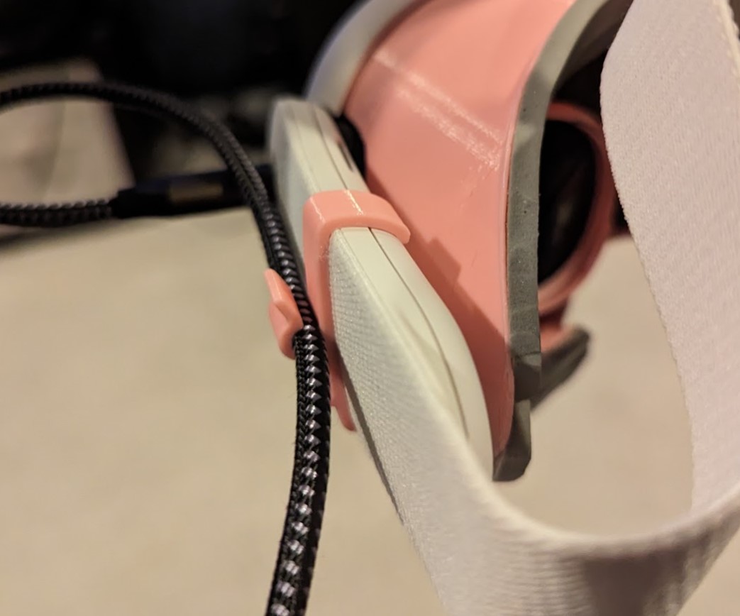 Quest 3 cable clip by AnonymousHermit | Download free STL model ...