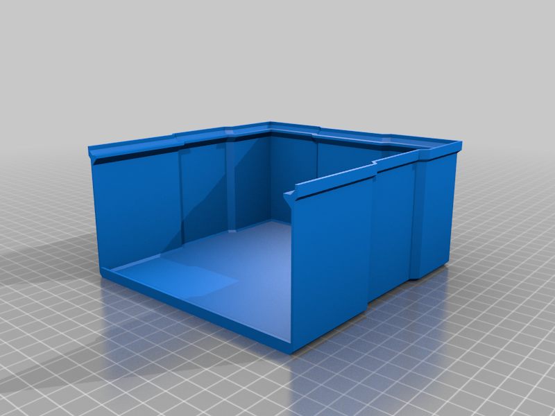 Stackable shelves - parametric by benkrejci | Download free STL model ...