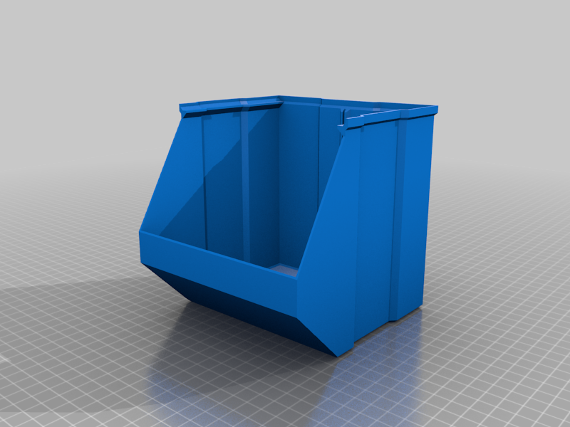 Stackable bins - parametric by benkrejci | Download free STL model ...