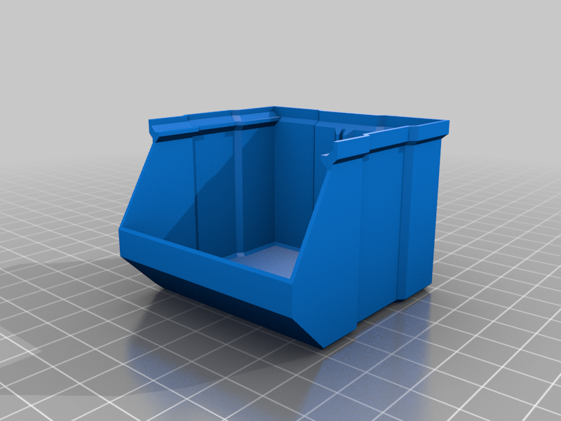 Stackable bins - parametric by benkrejci | Download free STL model ...