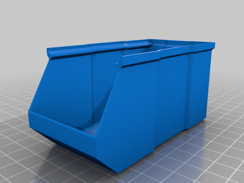 Stackable bins - parametric by benkrejci | Download free STL model ...