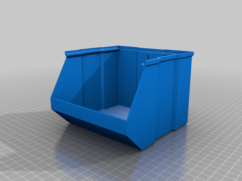 Stackable bins - parametric by benkrejci | Download free STL model ...