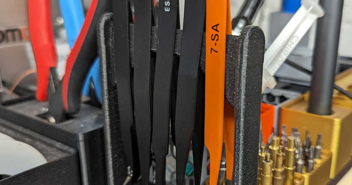 Gridfinity Twizzles Rack Single Piece by benkrejci | Download free STL ...