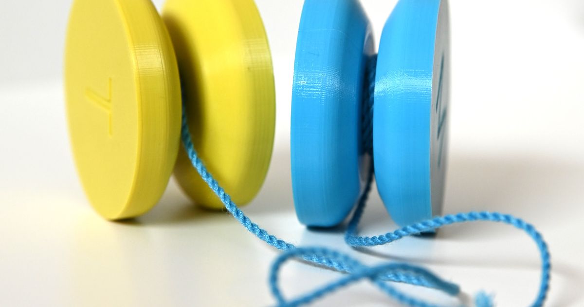 DIY 3D-Printed Fixed Axle Yo-Yo for Kids with Customizable Weight by ...
