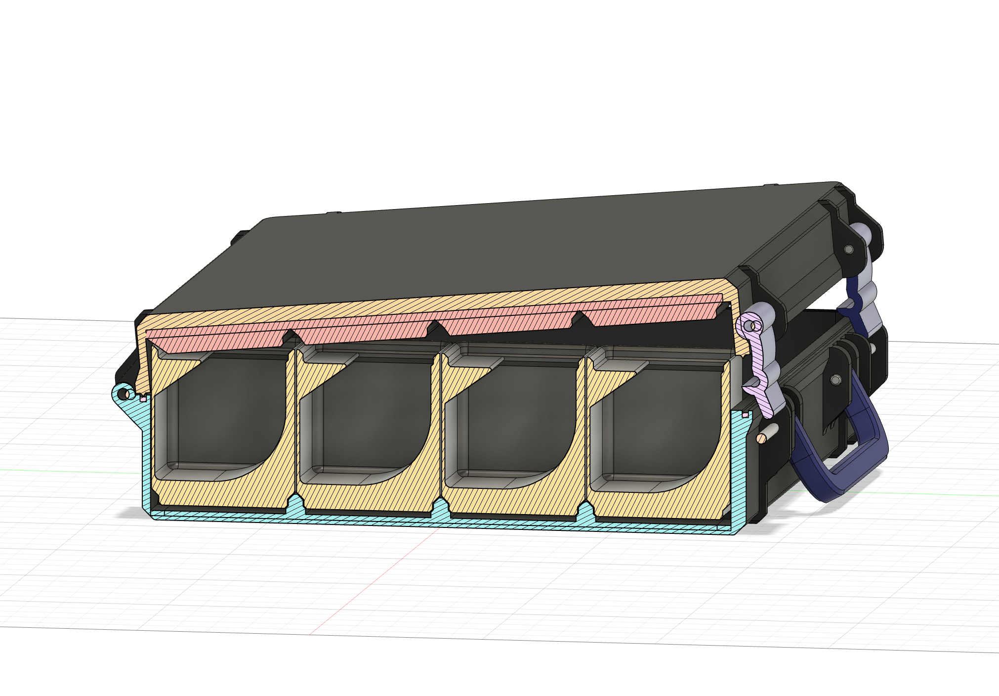 Gridfinity 5x4 rugged case by Akio | Download free STL model ...