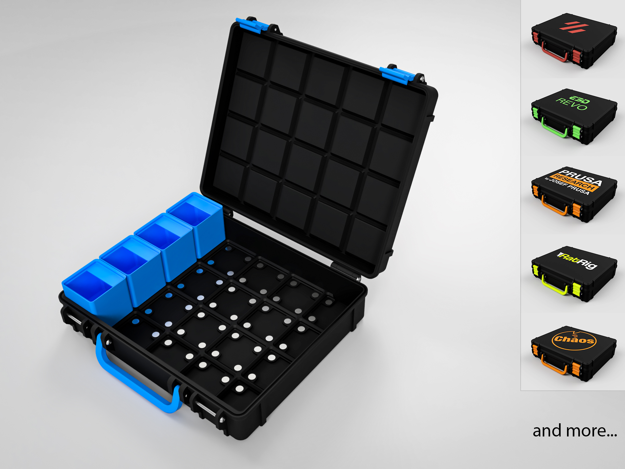 Gridfinity 5x4 rugged case by Akio | Download free STL model ...