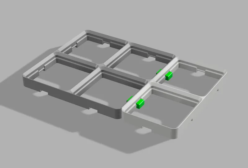 Gridfinity clip together baseplates por Akio | Descargar modelo STL ...