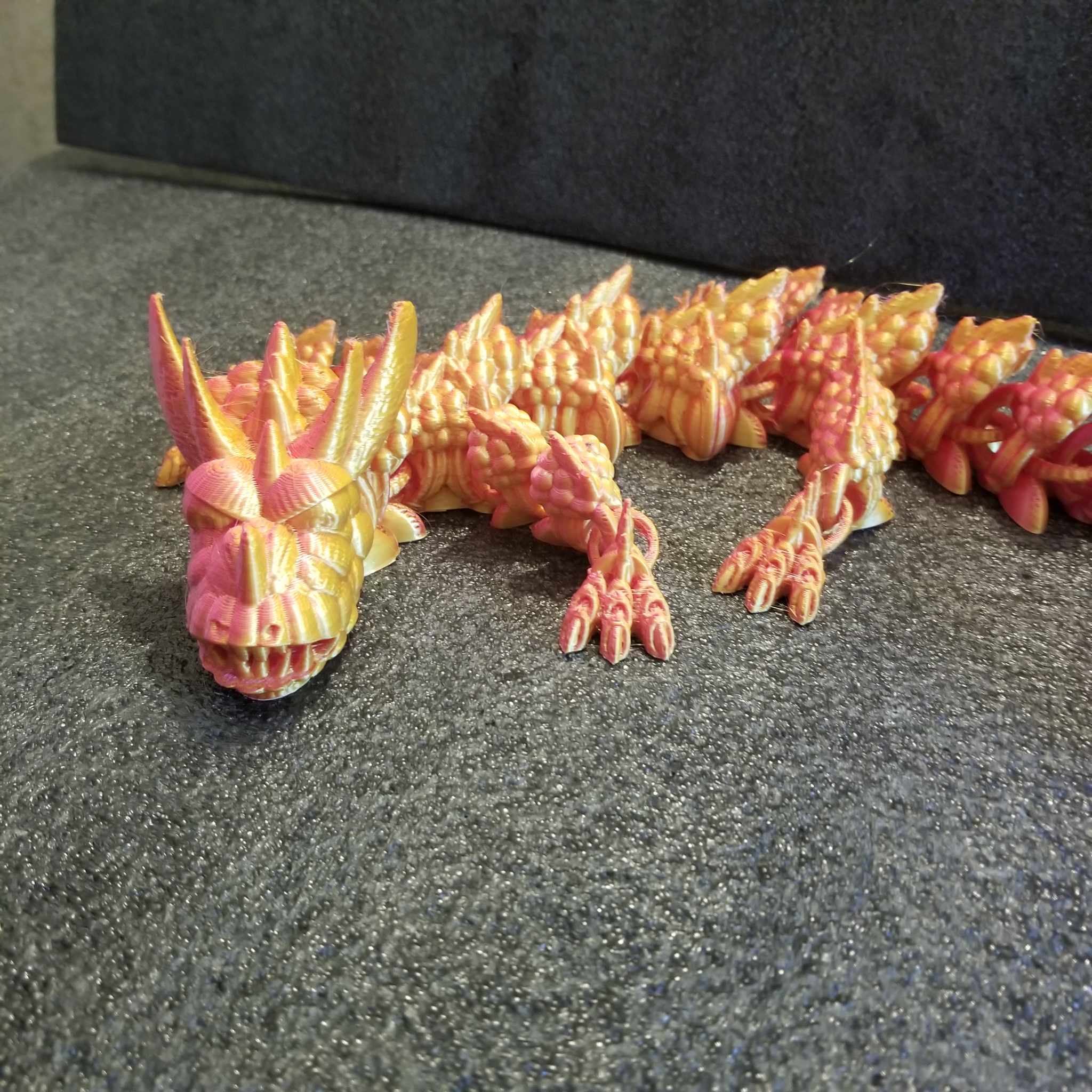 Shakaworld3D Bumpy Crawler articulated Dragon by Shakaworld3D ...