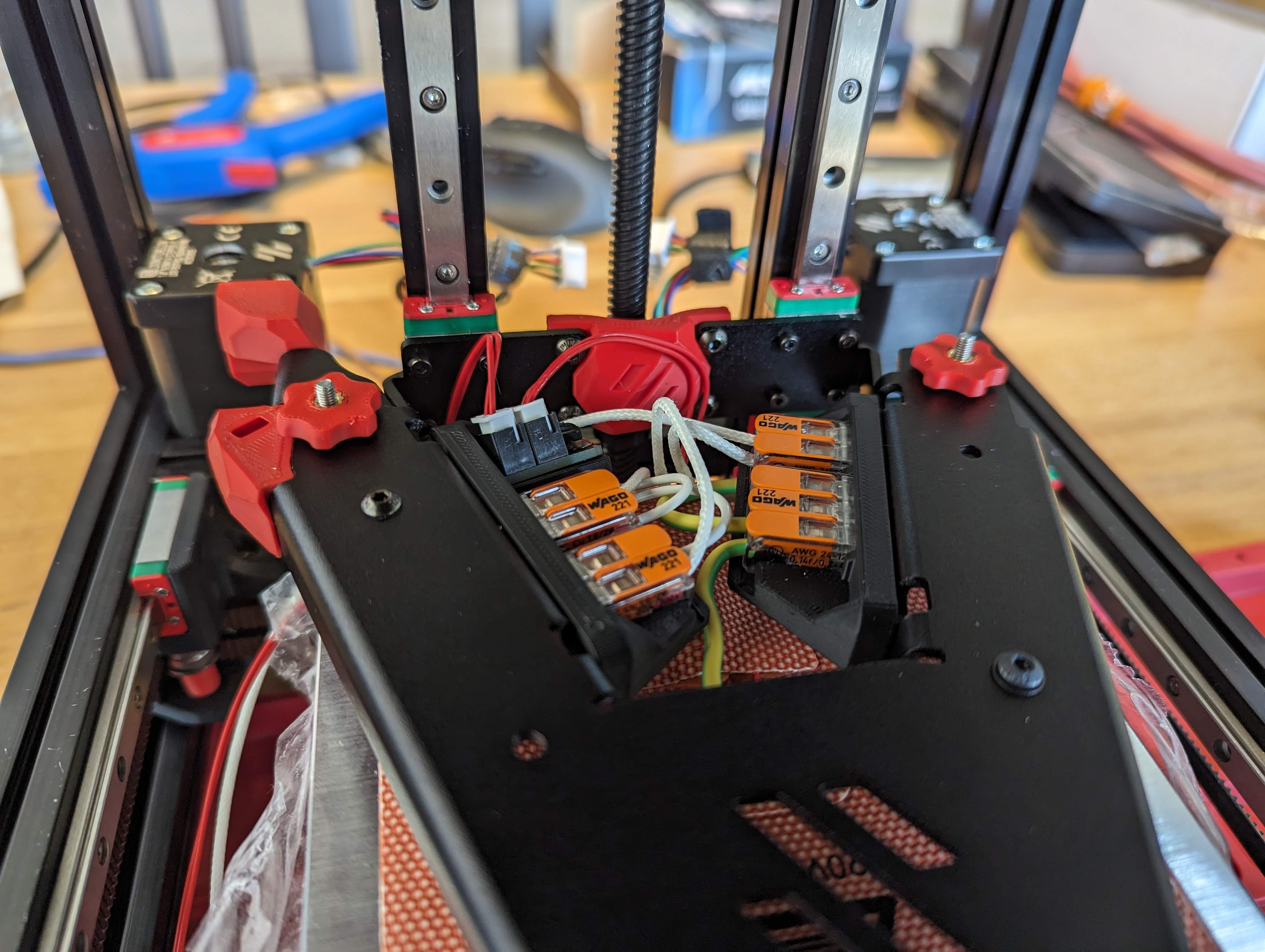 Voron V0.2 Kirigami wago mount 3+2 (1x 221-412 1x 221-413) by vrzi ...