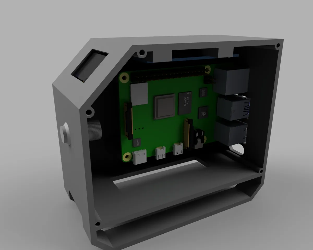 Raspberry pi 4b case by muxbux | Download free STL model | Printables.com