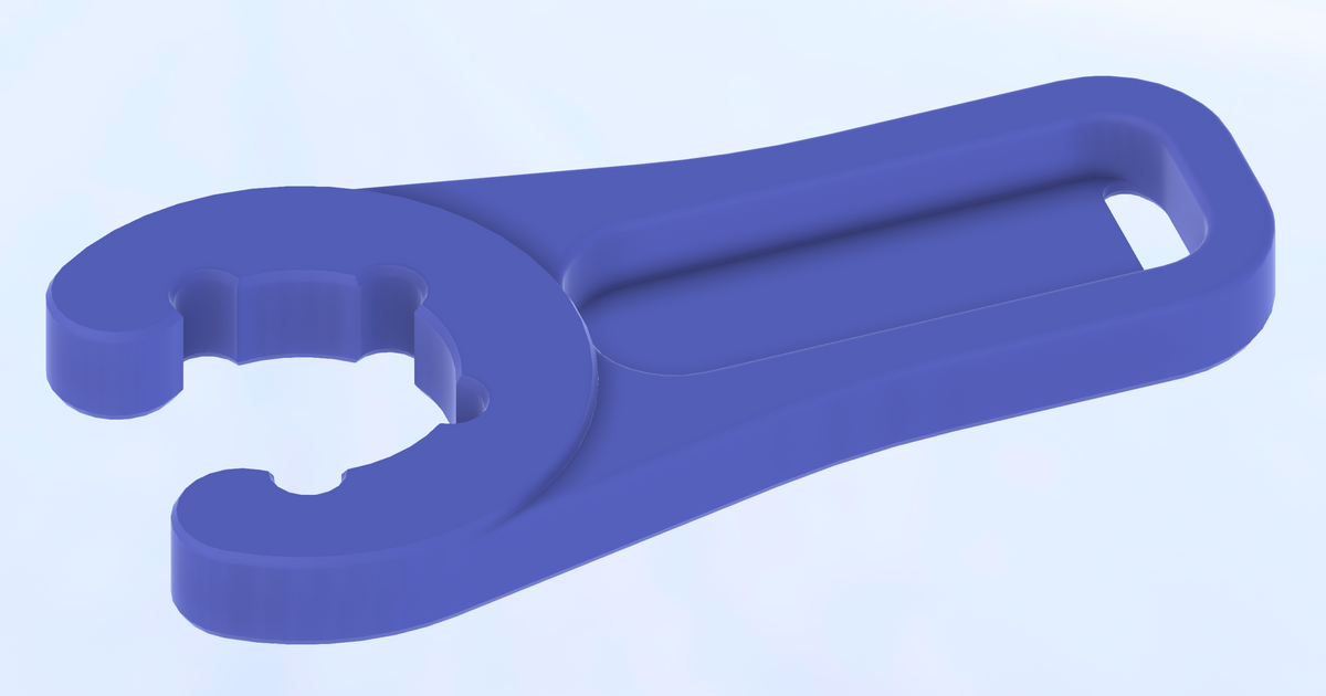 Propane gas wrench for BBQ tanks by Thinner42 | Download free STL model ...