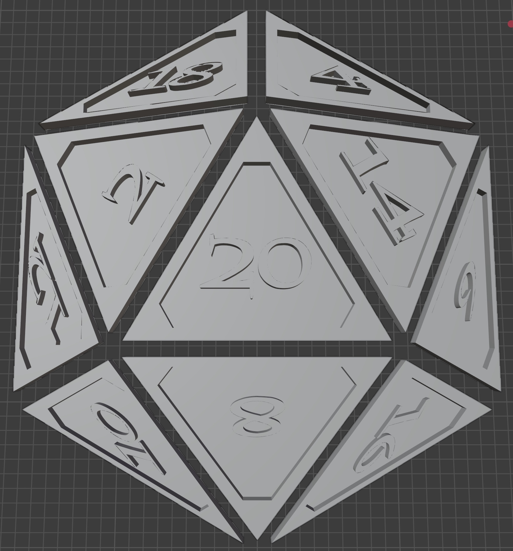 D20 Wall Art by geoffreyyoung | Download free STL model | Printables.com