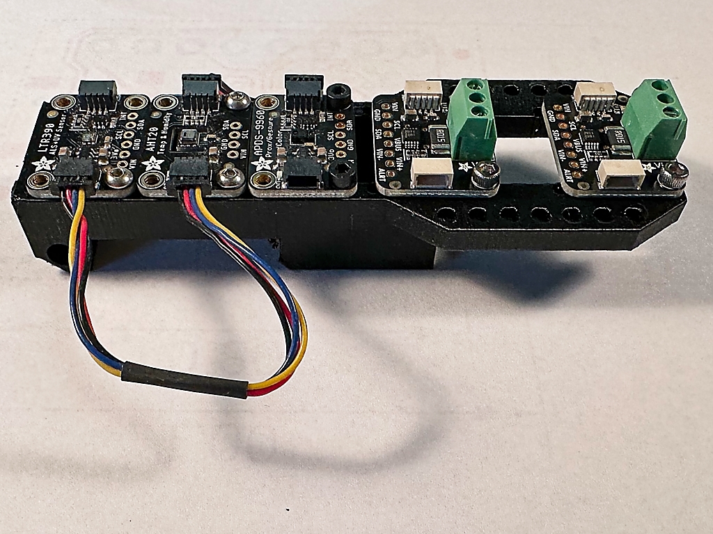 A Din rail mount for Adafruit sensor breakout boards by ...
