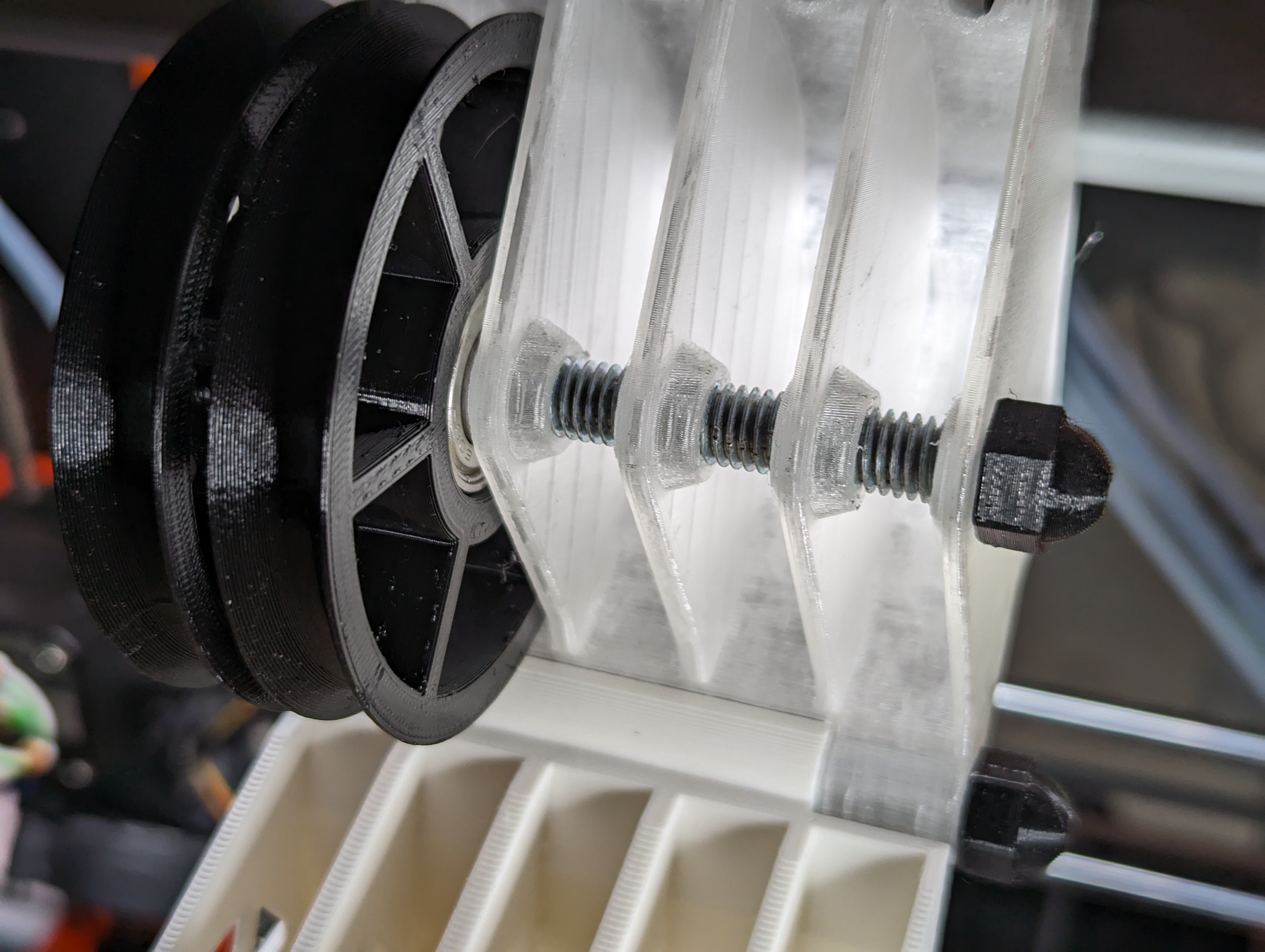 Quick lock and changed rods for MMU2S Buffer (inspired by RMU Buffer ...