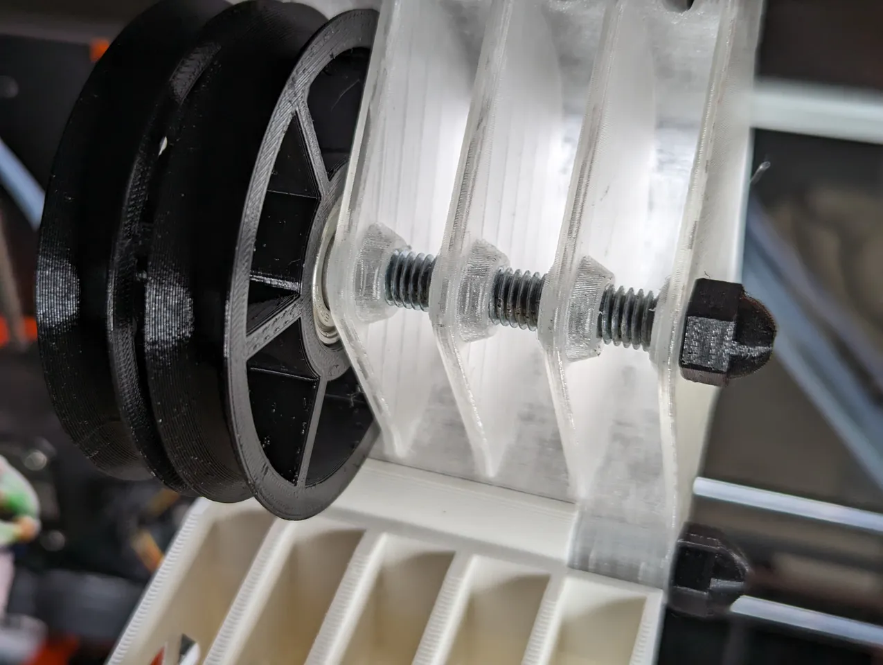 Quick lock and changed rods for MMU2S Buffer (inspired by RMU Buffer ...