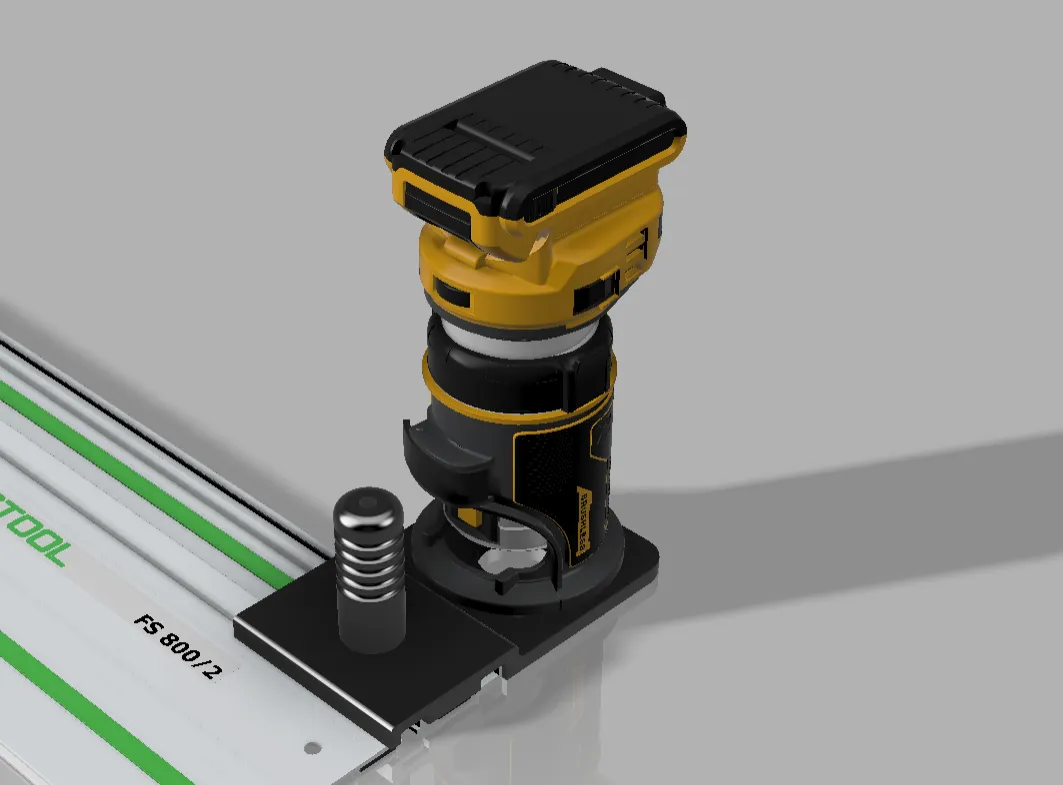 Adapter for Dewalt router to use in Festool by Dan90 | Download free ...