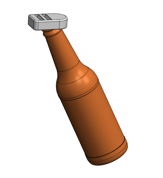 Bottle Opener for Bag Strap by 3DMadeByLouis | Download free STL model ...