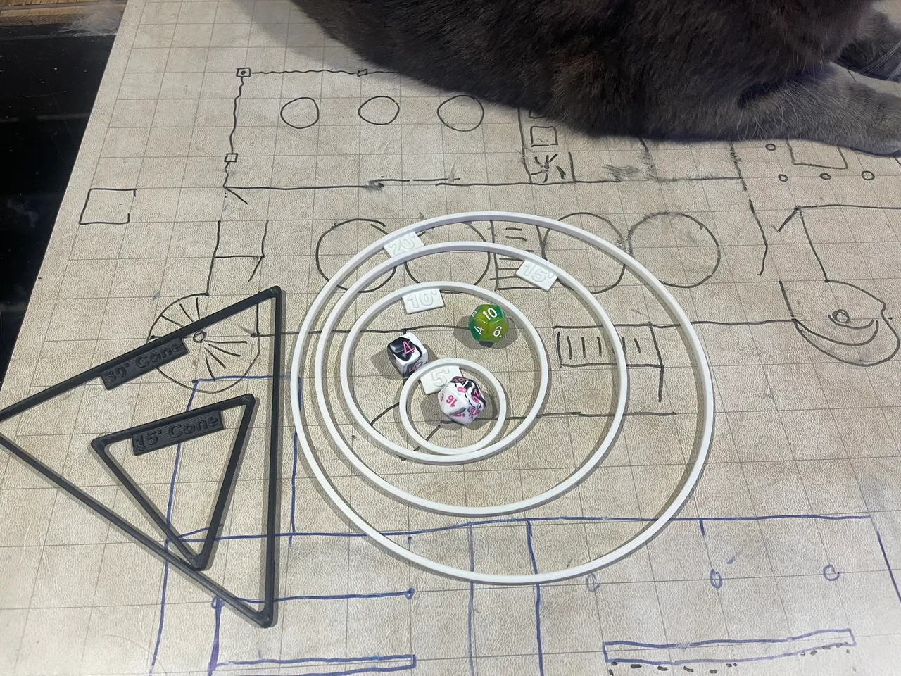 DnD 5e Spell Areas by gerwen | Download free STL model | Printables.com
