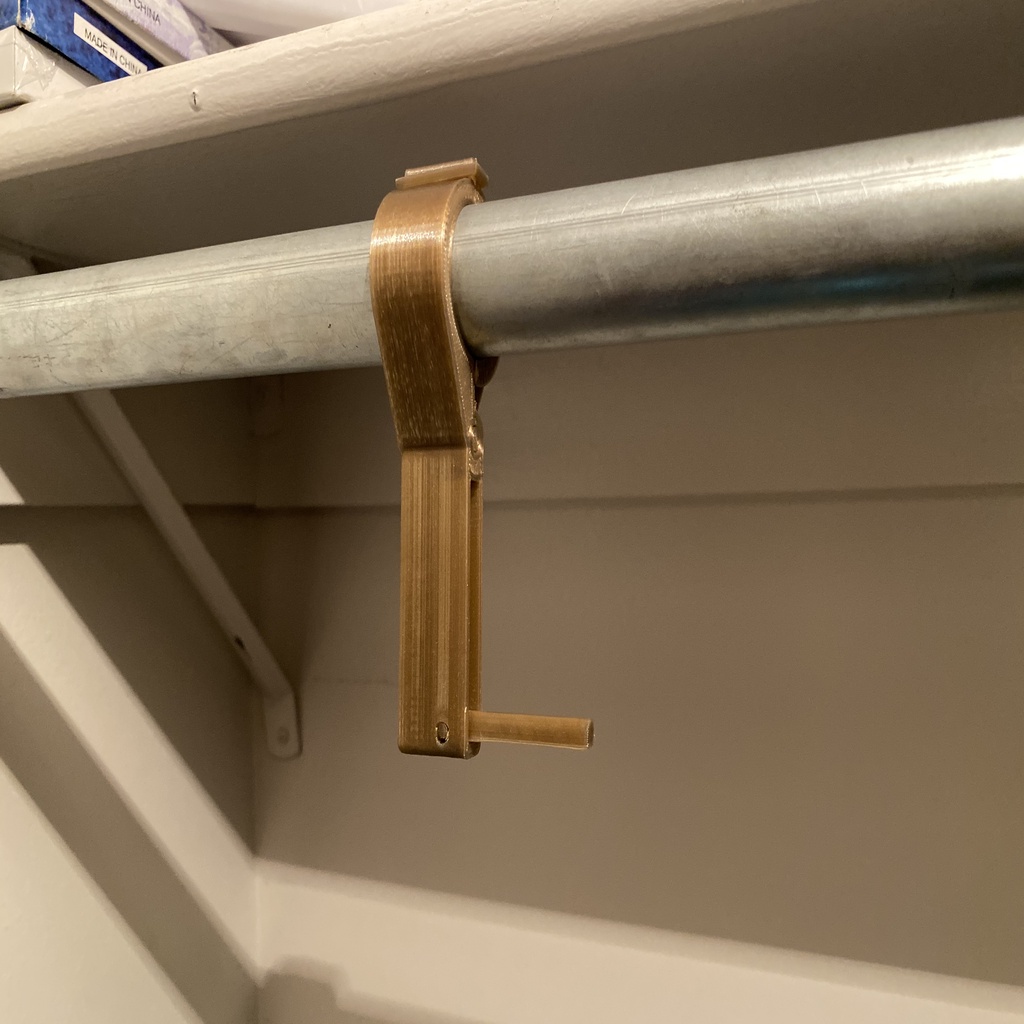 30mm Hanger Rod Paper Roll Holder by Xials | Download free STL model ...
