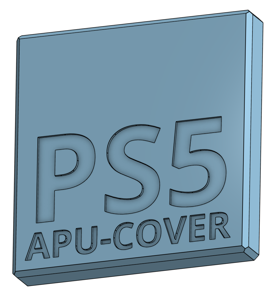 PS5 - APU-Cover by papaulm | Download free STL model | Printables.com