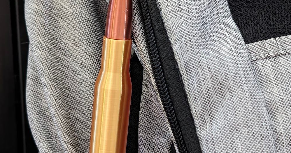 Accurate .50 Caliber (50 BMG) bullet + Keychain by OtakuMx | Download ...