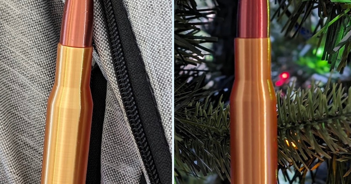 Accurate .50 Caliber bullet + Keychain/Ornament by OtakuMx | Download ...