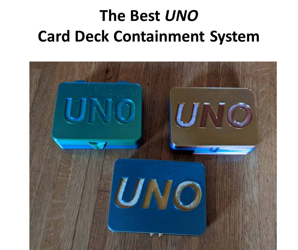 The Best UNO Card Containment System (CCS) by Hank | Download free STL ...