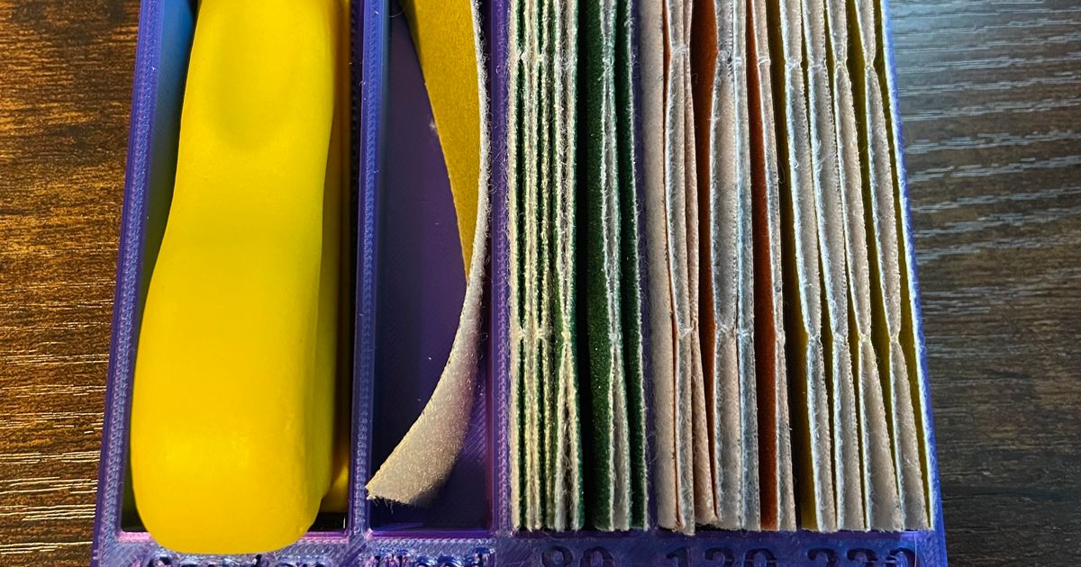 Micro Sanding Kit Organizer (Gator Micro Tool) by Jenny | Download free ...