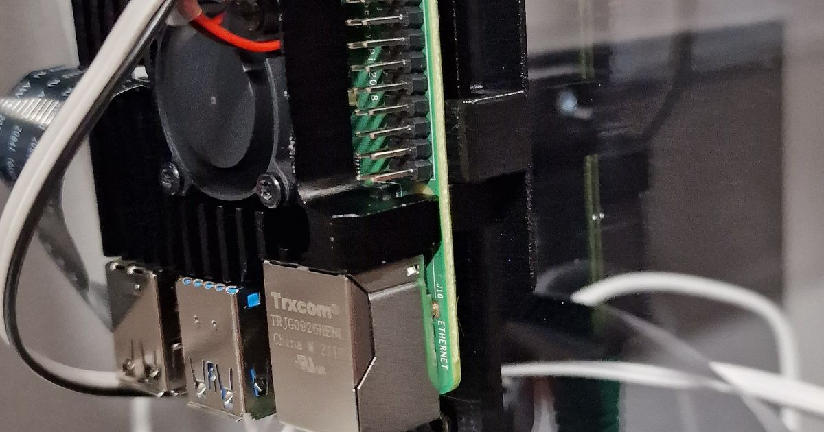 Raspberry PI 4 Holder for Prusa Enclosure by Crami | Download free STL ...