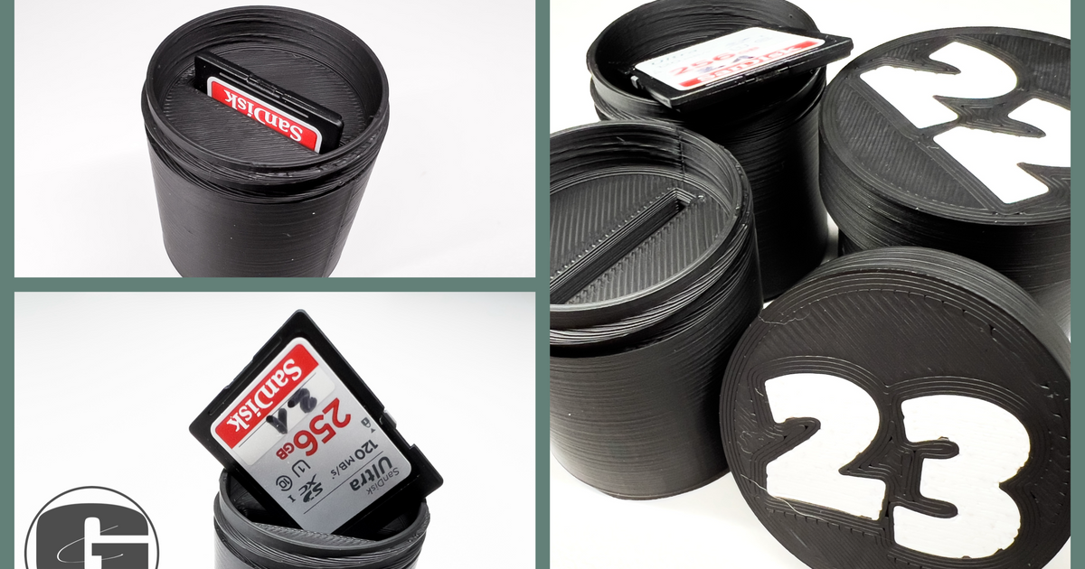 Time capsule for data backup on SD Card by gapsed! | Download free STL ...