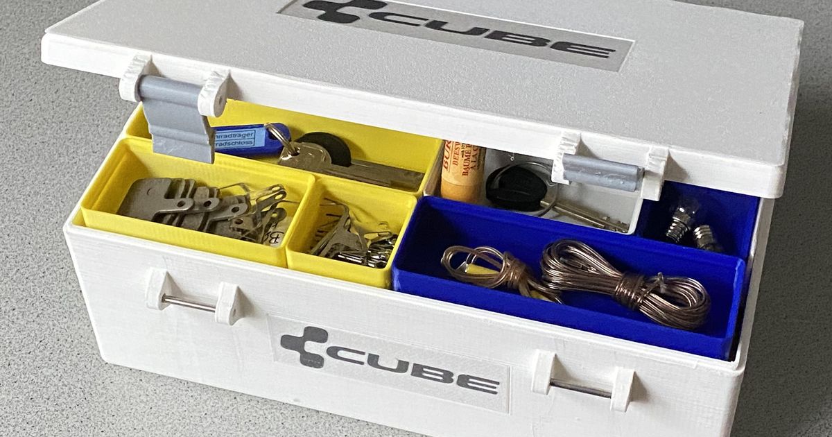 Gridfinity Tool & Accessory Box for Cube eBike (and Others) by Tritschi ...