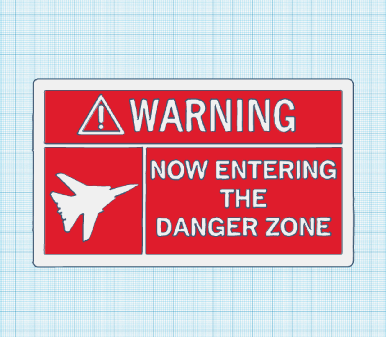 Danger zone por Luther | Descargar modelo STL gratuito | Printables.com