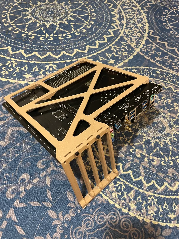 mATX Motherboard Tray With Optional Card Support by Tim Z | Download ...