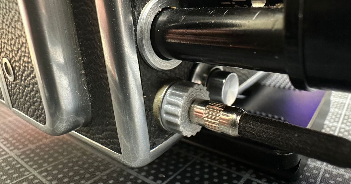 Early Hasselblad Cable Release Adapter for SWA, 1000F, 1600F by Brian ...