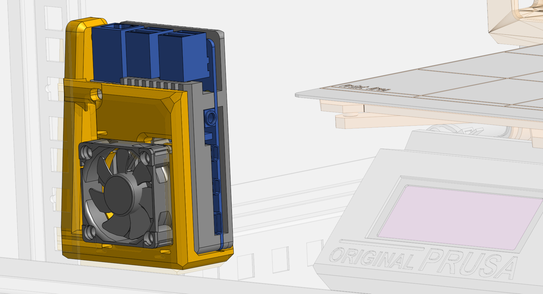 Rackmount for Pi4B Armor Case by jstiles | Download free STL model ...