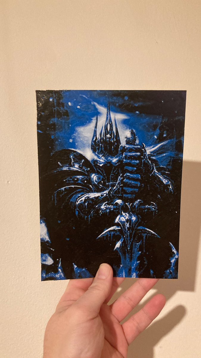The Lich King - Poster - Hueforge - 3 colors only. von The Dutch ...