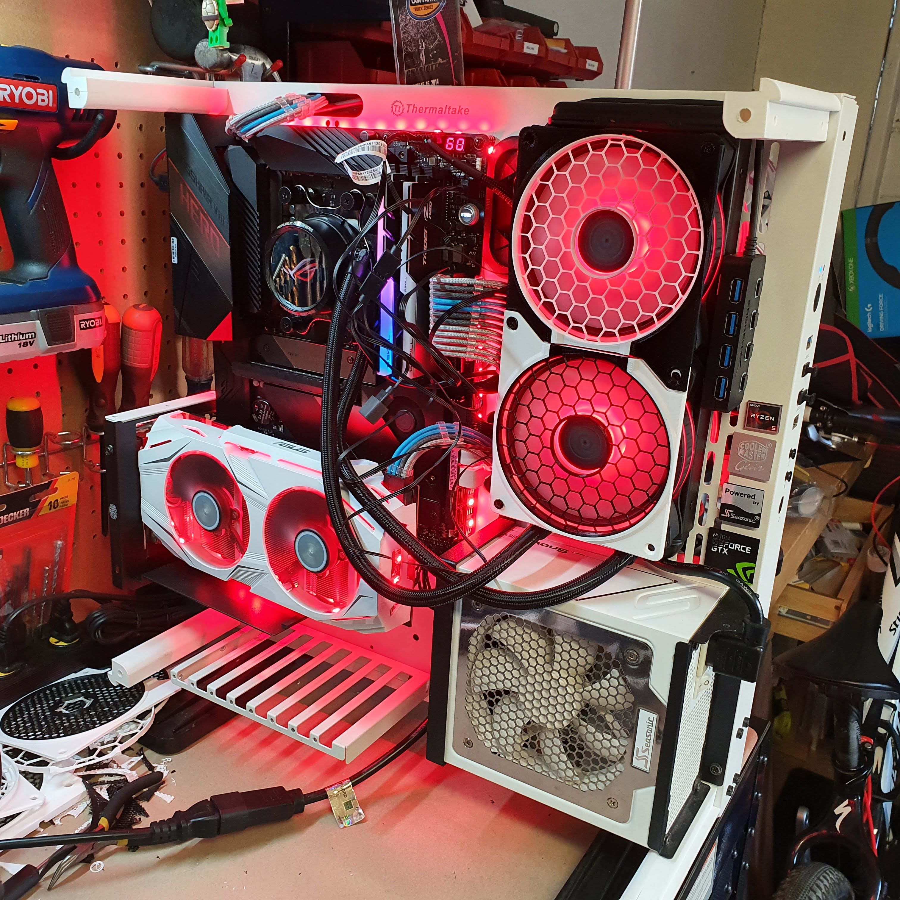 Modular customizable computer fan or radiator grille/cover/filter by ...