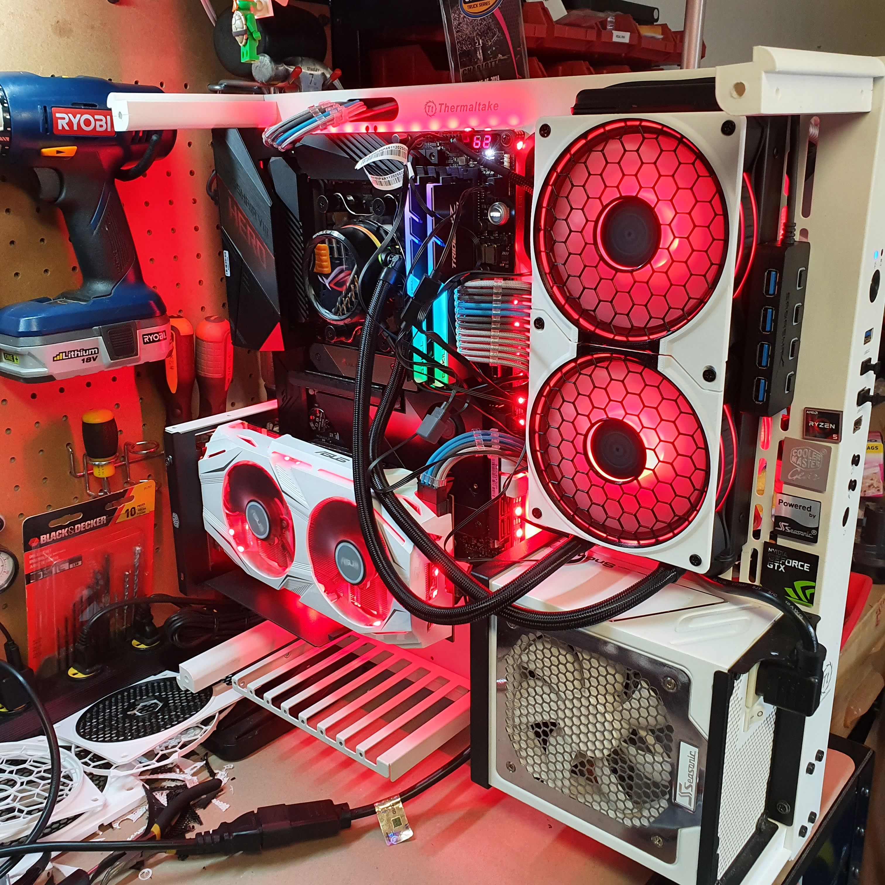 Modular customizable computer fan or radiator grille/cover/filter by ...