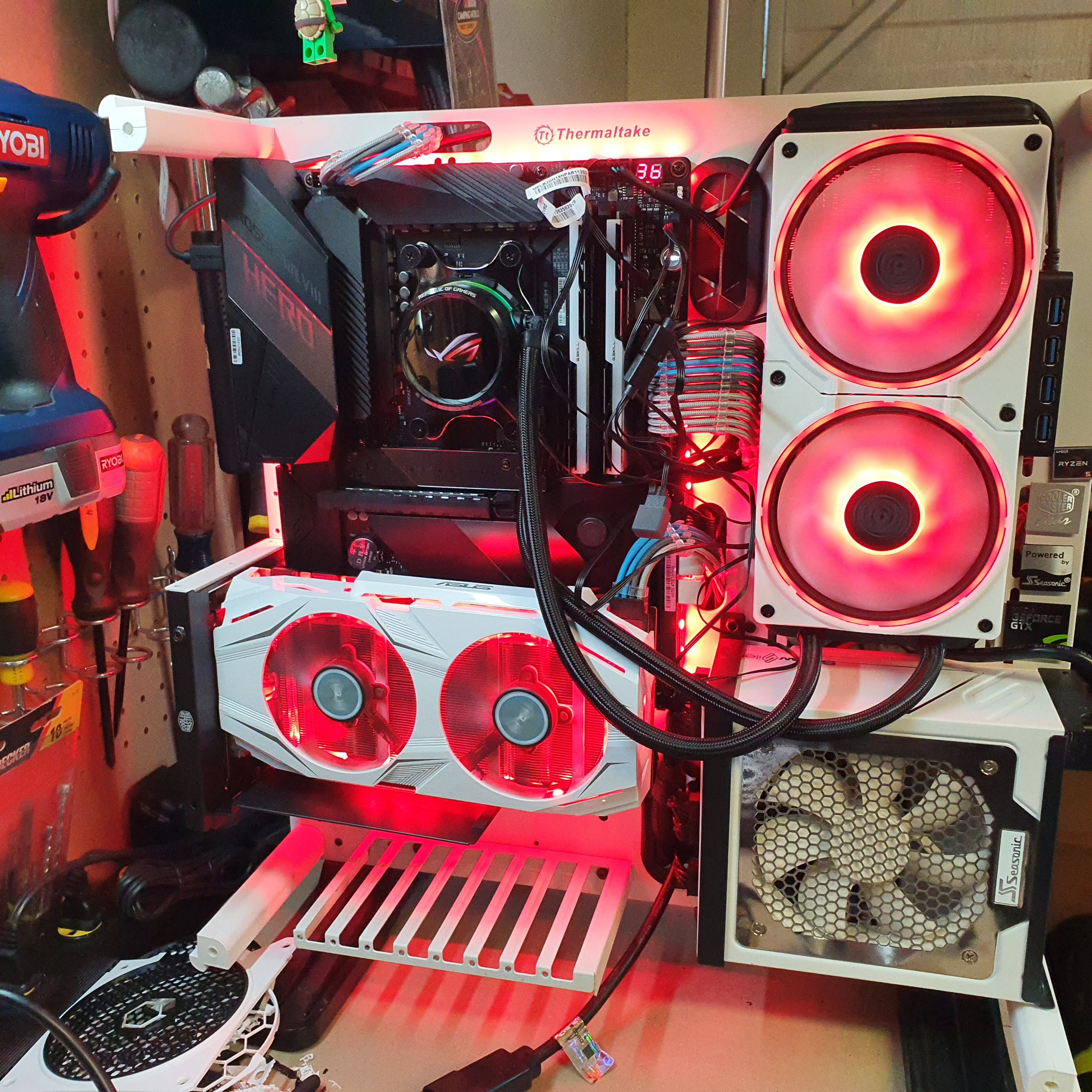 Modular customizable computer fan or radiator grille/cover/filter by ...